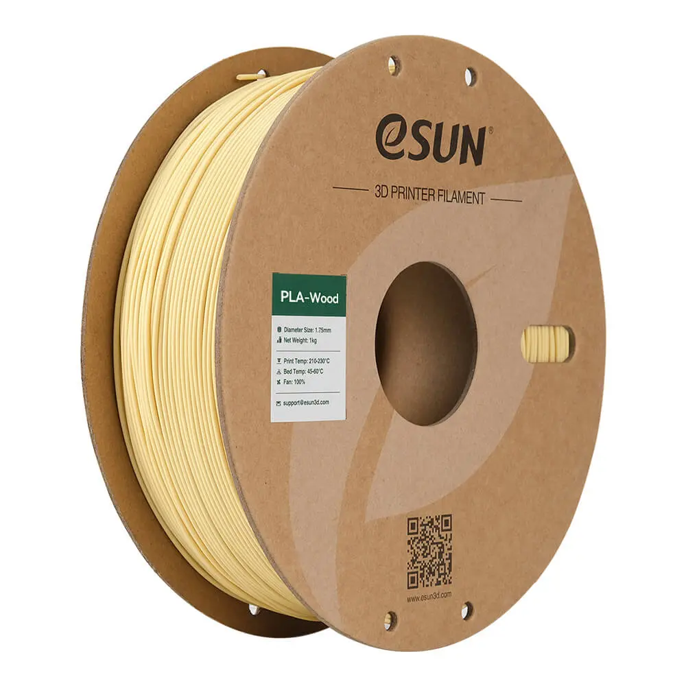 eSUN PLA-Wood 1.75mm 1KG – Natural Wood-Like 3D Printing Filament