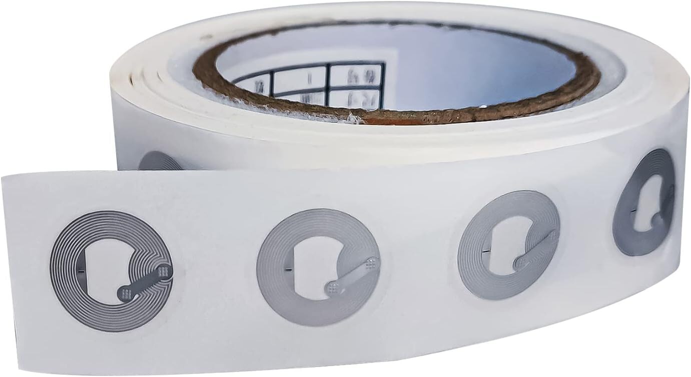 NFC Stickers NTAG213 – 25 mm Round Writable & Programmable Tags